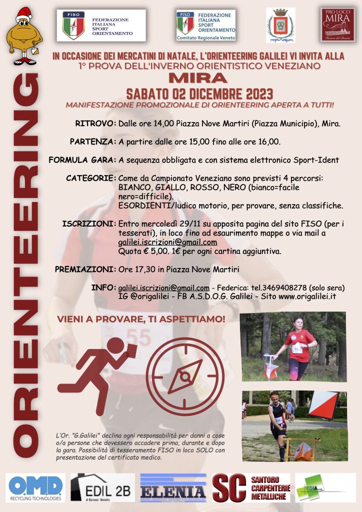 Gara Orienteering a Mira – Inverno Veneziano 2023/2024 - A.S.D ...